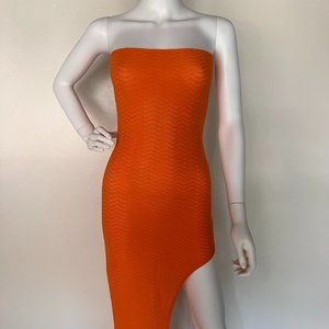 EGO | Dresses | Ego Official Asymmetrical Body Con Strapless Dress ...